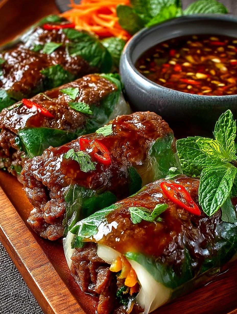 Delicious Thai Basil Beef Rolls for Amazing Appetizers – bakerslider