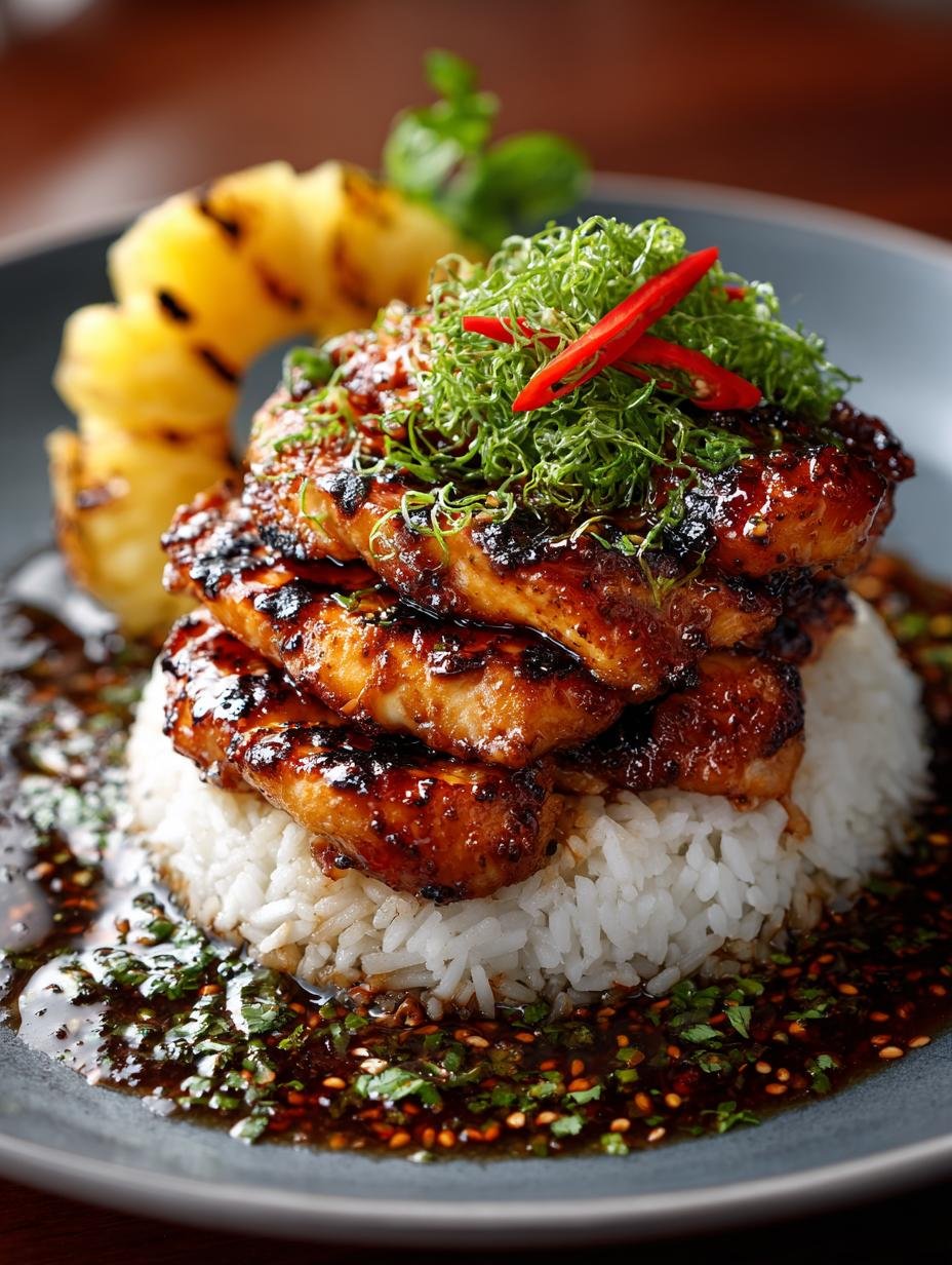 Irresistible Hawaiian Huli Huli Chicken Stack Recipe – bakerslider