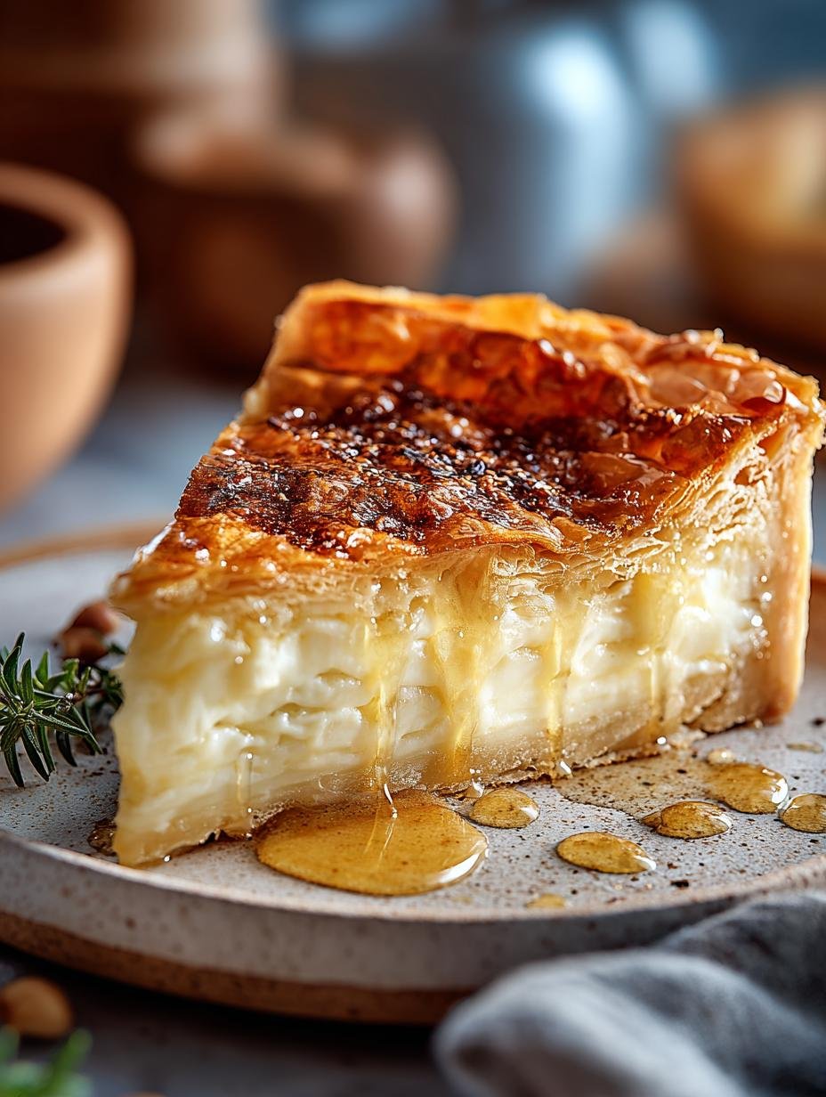 Irresistible Melopita Greek Honey Pie Recipe to Savor – bakerslider
