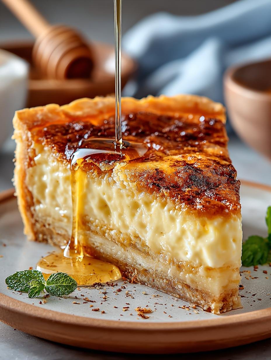 Irresistible Melopita Greek Honey Pie Recipe to Savor – bakerslider